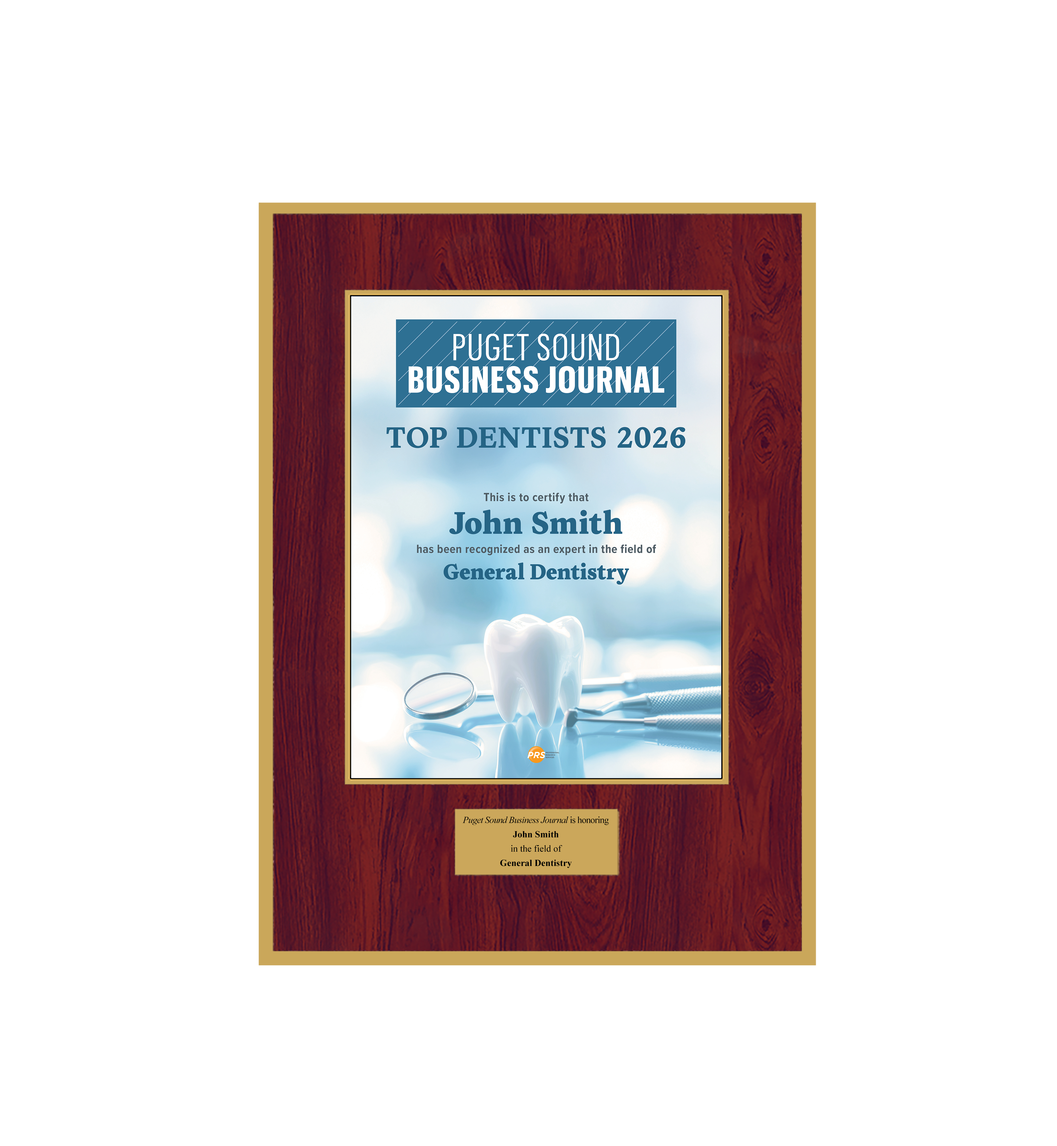 Puget Sound Business Journal Top Dentists – PRS