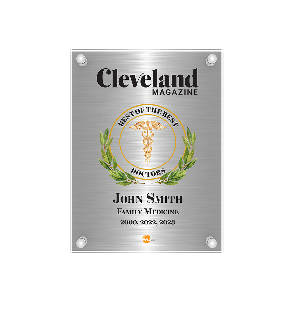 Cleveland Magazine Best of the Best Doctors – PRS